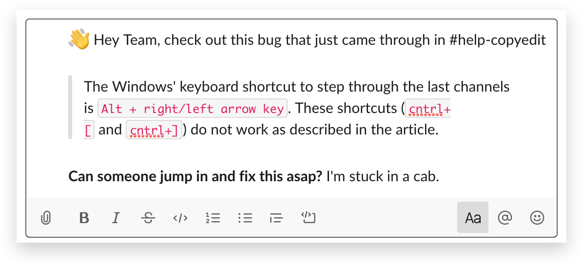 Designing and formatting messages in Slack | The Official Slack Blog